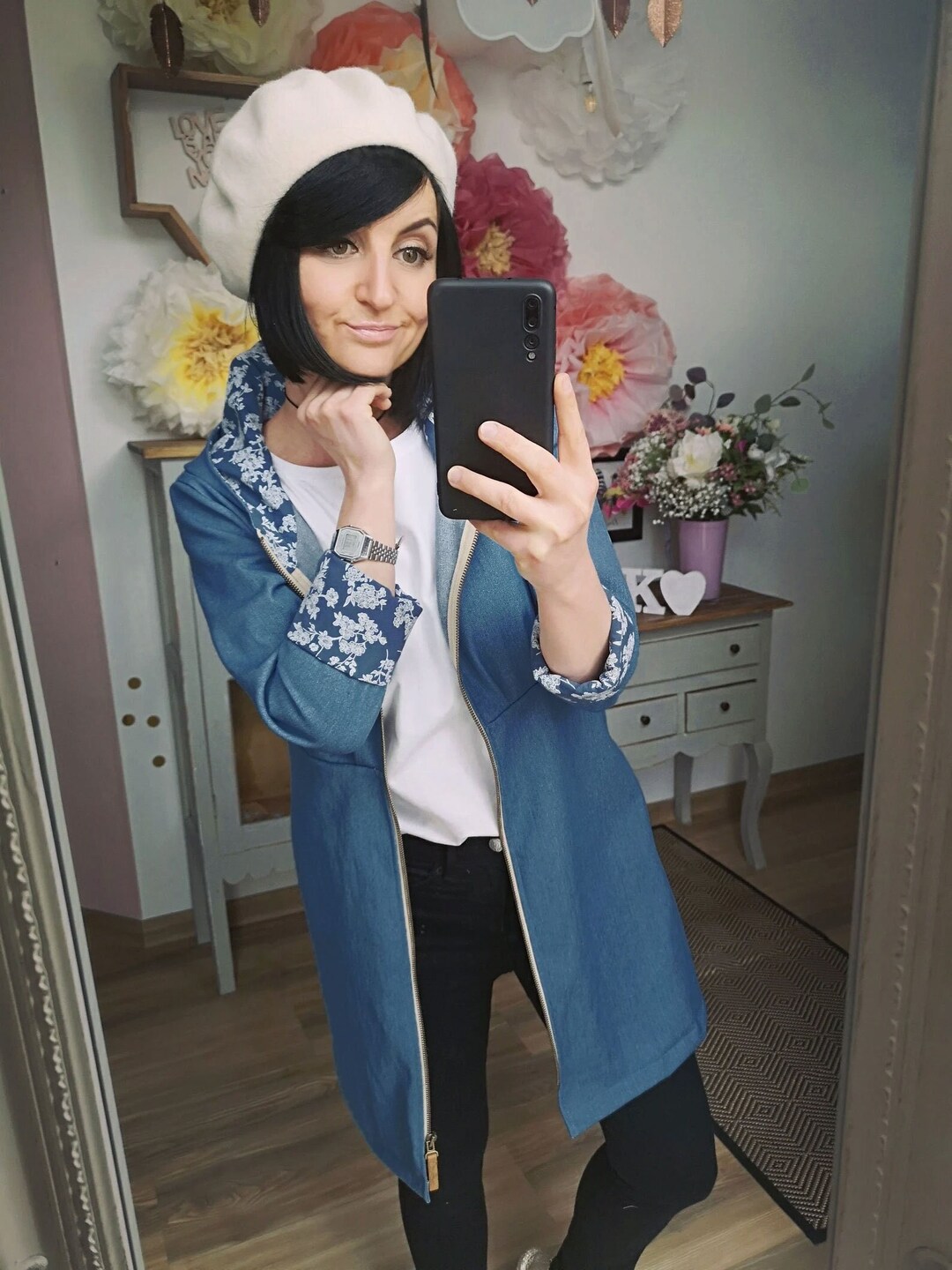 Size S MEKO® sommy Parka Women Summer Denim - Etsy