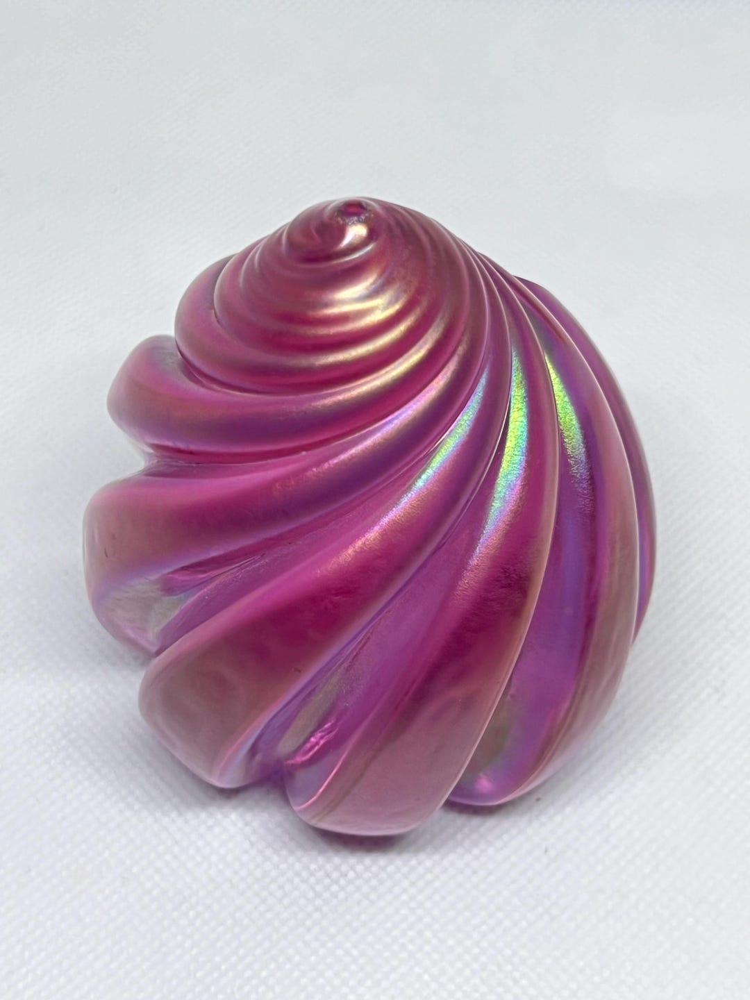Vintage Maytum Studio Sarah Rudin Aurora Borealis Spiral Paperweight - Etsy