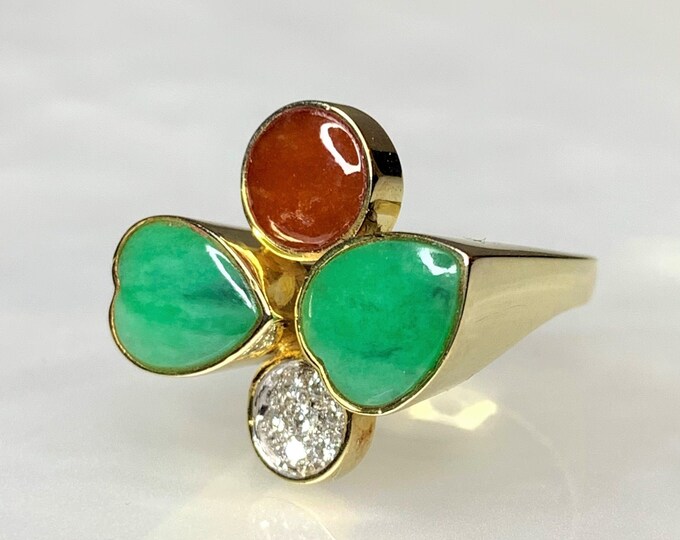 Jade Ring, Jade Diamond Ring, Jade Jewelry, Jade Rings for Women ...