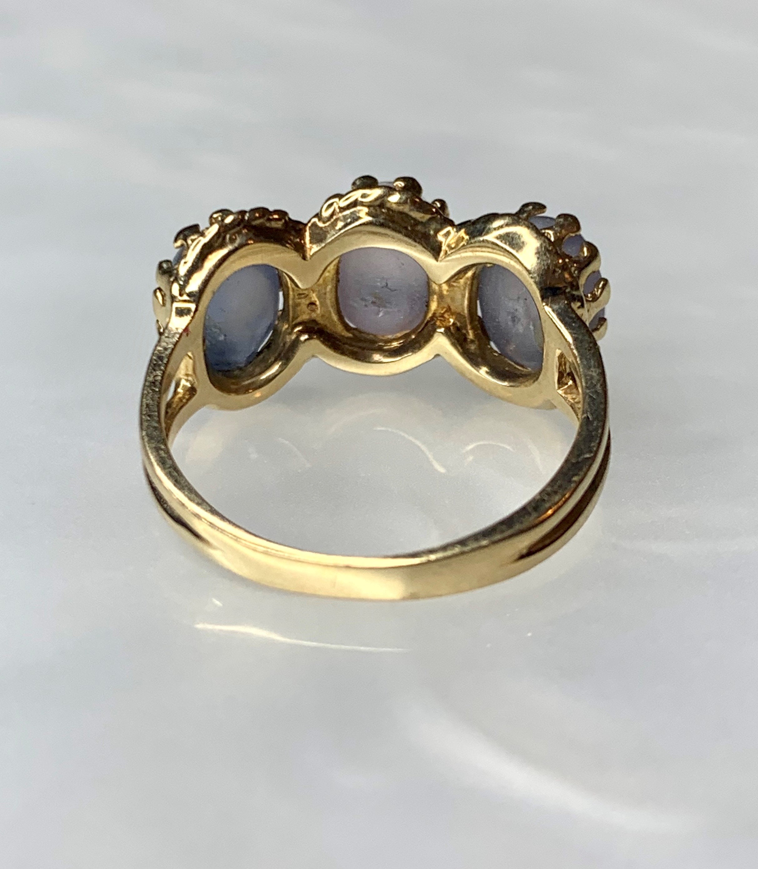 Star Sapphire Ring, Star Sapphire Ring for Women, Galaxy Ring ...