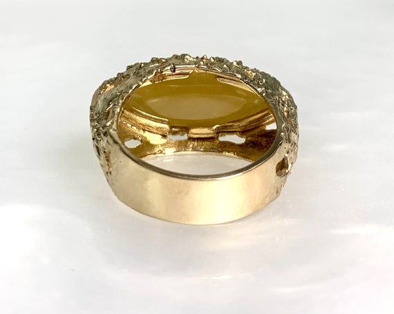 Yellow Jade Ring, Jade Ring, Jade Ring For Women, Jad… - Gem