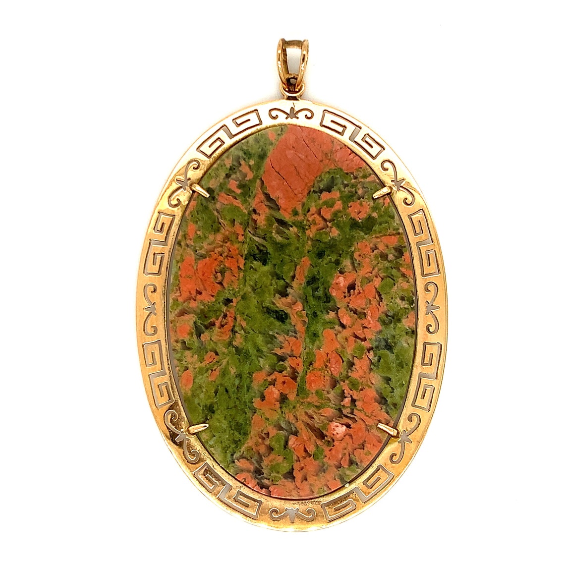 Vintage 14k Gold Pendant Unique Gold Pendant Vintage - Etsy