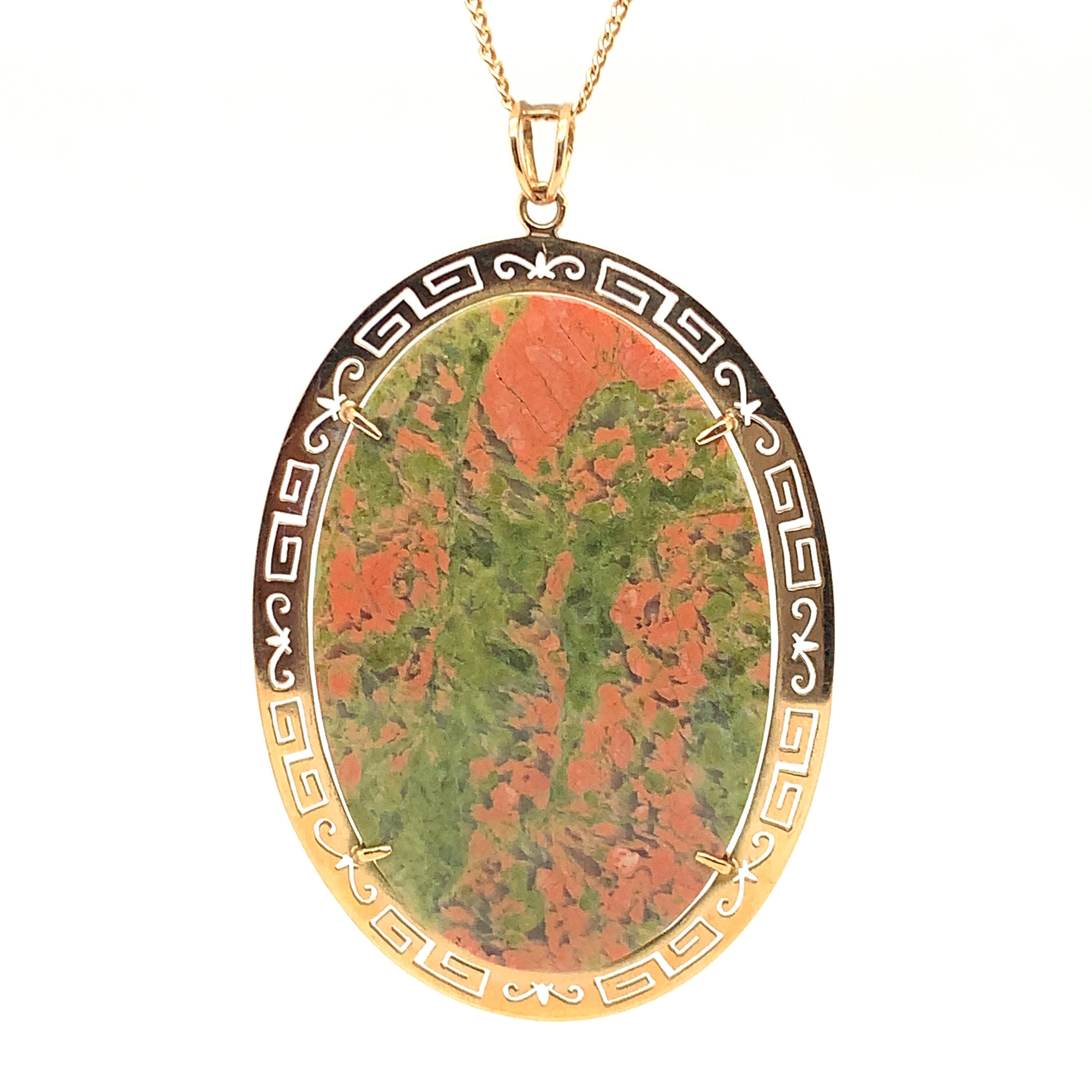 Vintage 14k Gold Pendant Unique Gold Pendant Vintage - Etsy