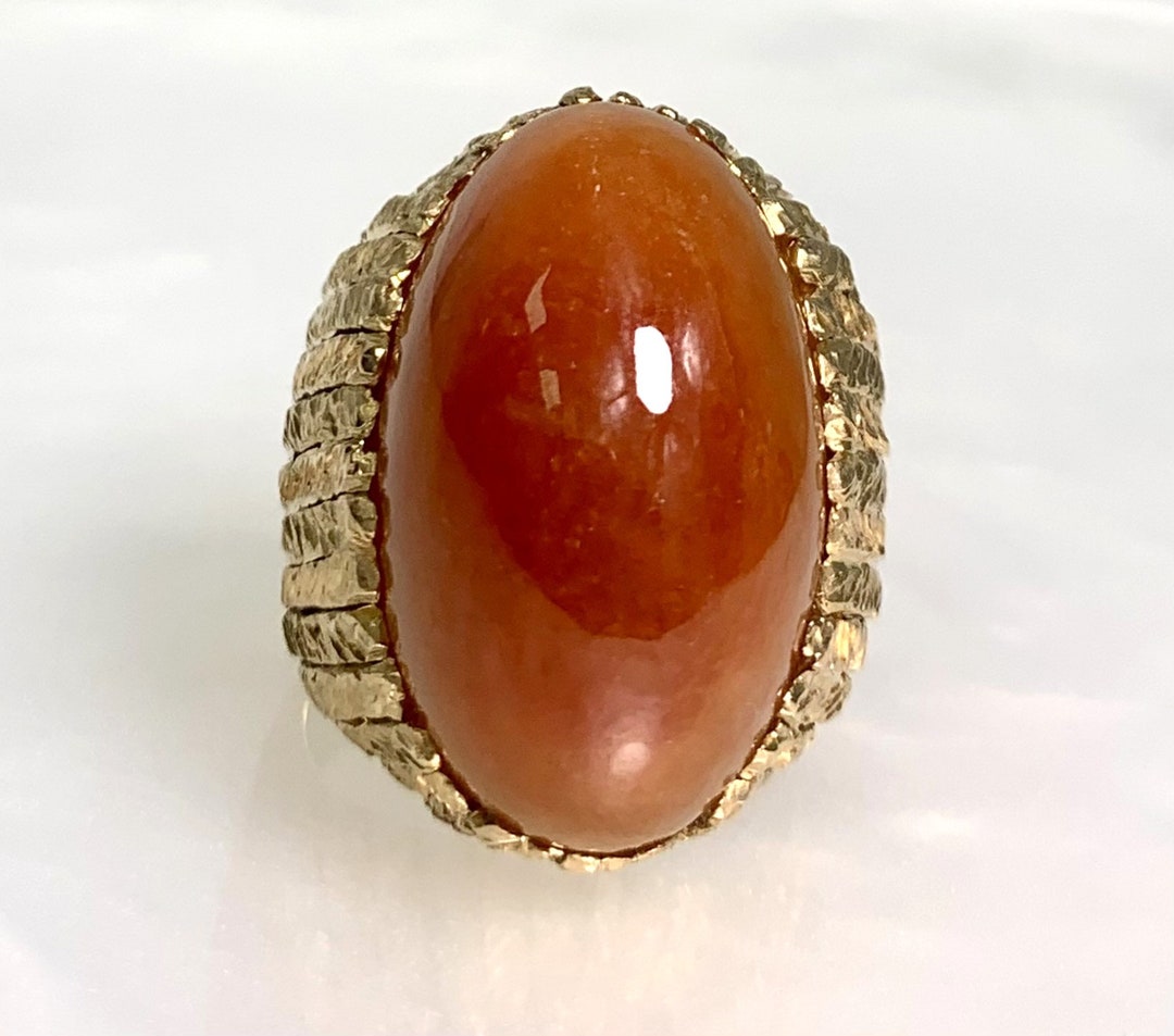 Brown Jade, Brown Jade Ring, Jade, Jadeite Ring, Womens Jade Ring ...