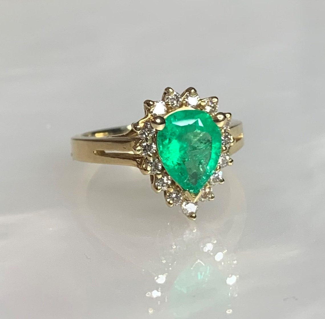 Emerald Ring Emerald Engagement Ring Emerald Rings for - Etsy