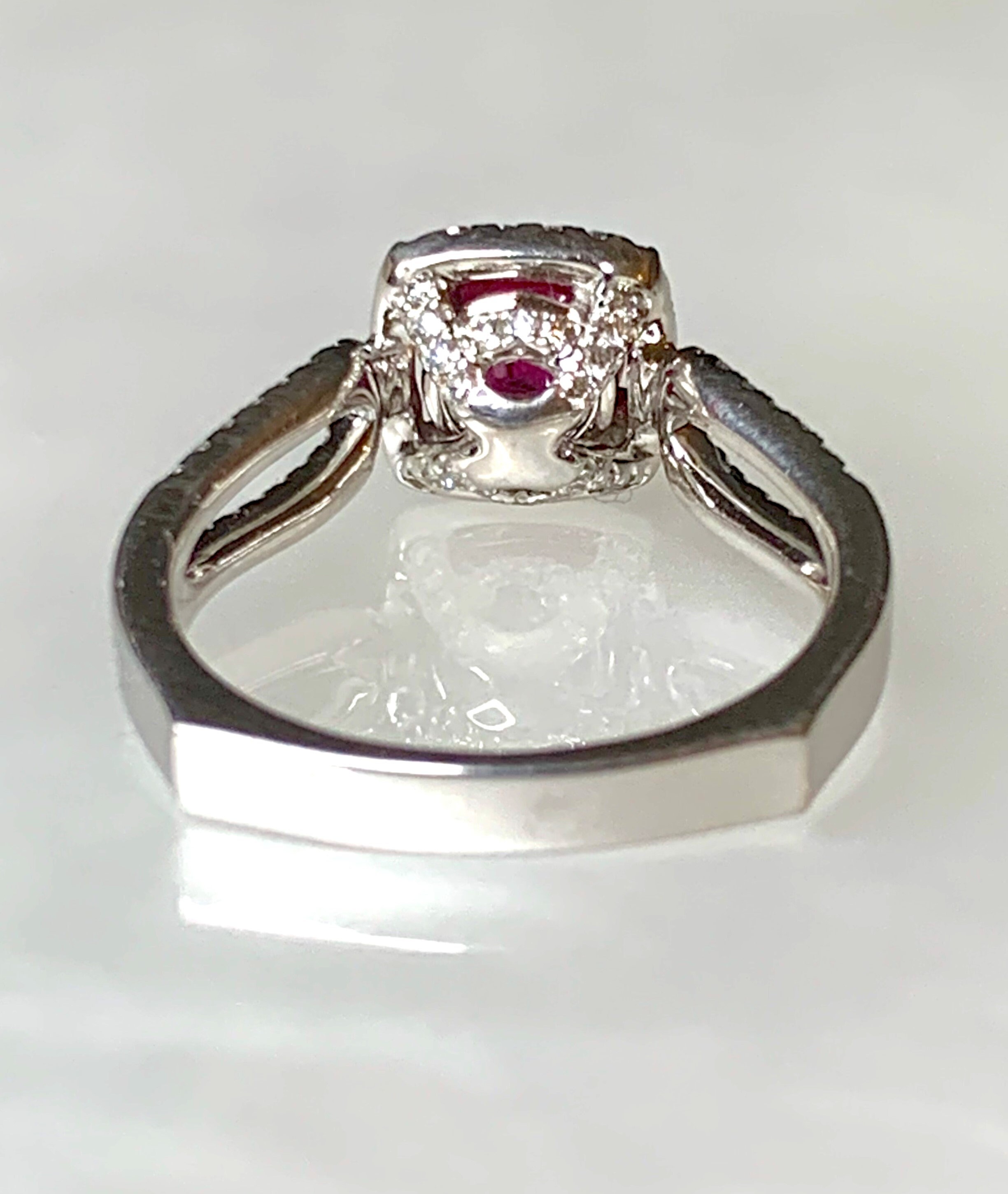 Ruby Ring Ruby Engagement Ring Ruby Rings for Women Cushion - Etsy