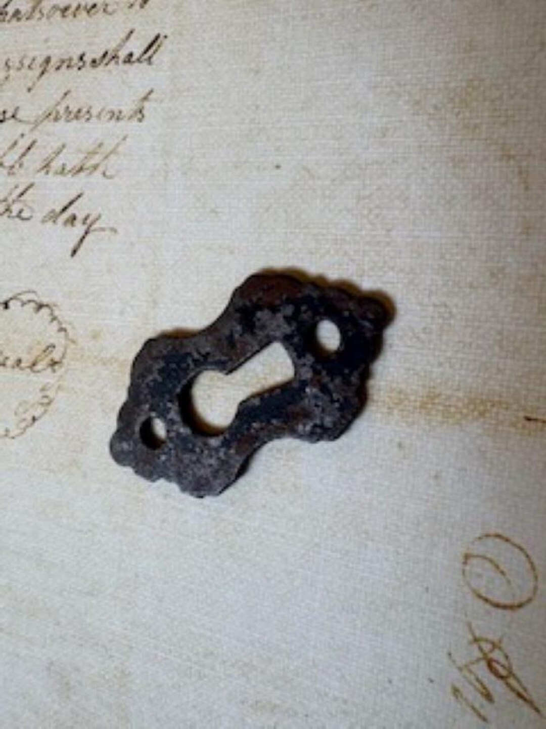 Antique Cast Iron Victorian Keyhole Cover (escutcheon) - Etsy