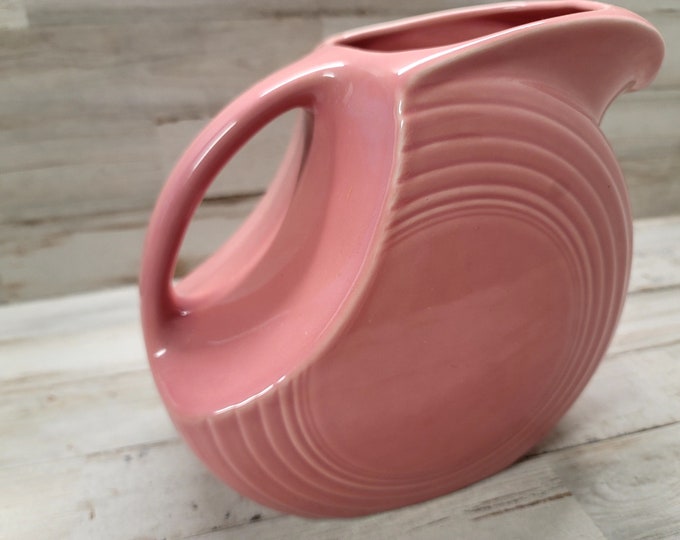 Fiesta Ware 1980 Water Pitcher in Rose Glaze/retro Water Pitcher/home ...