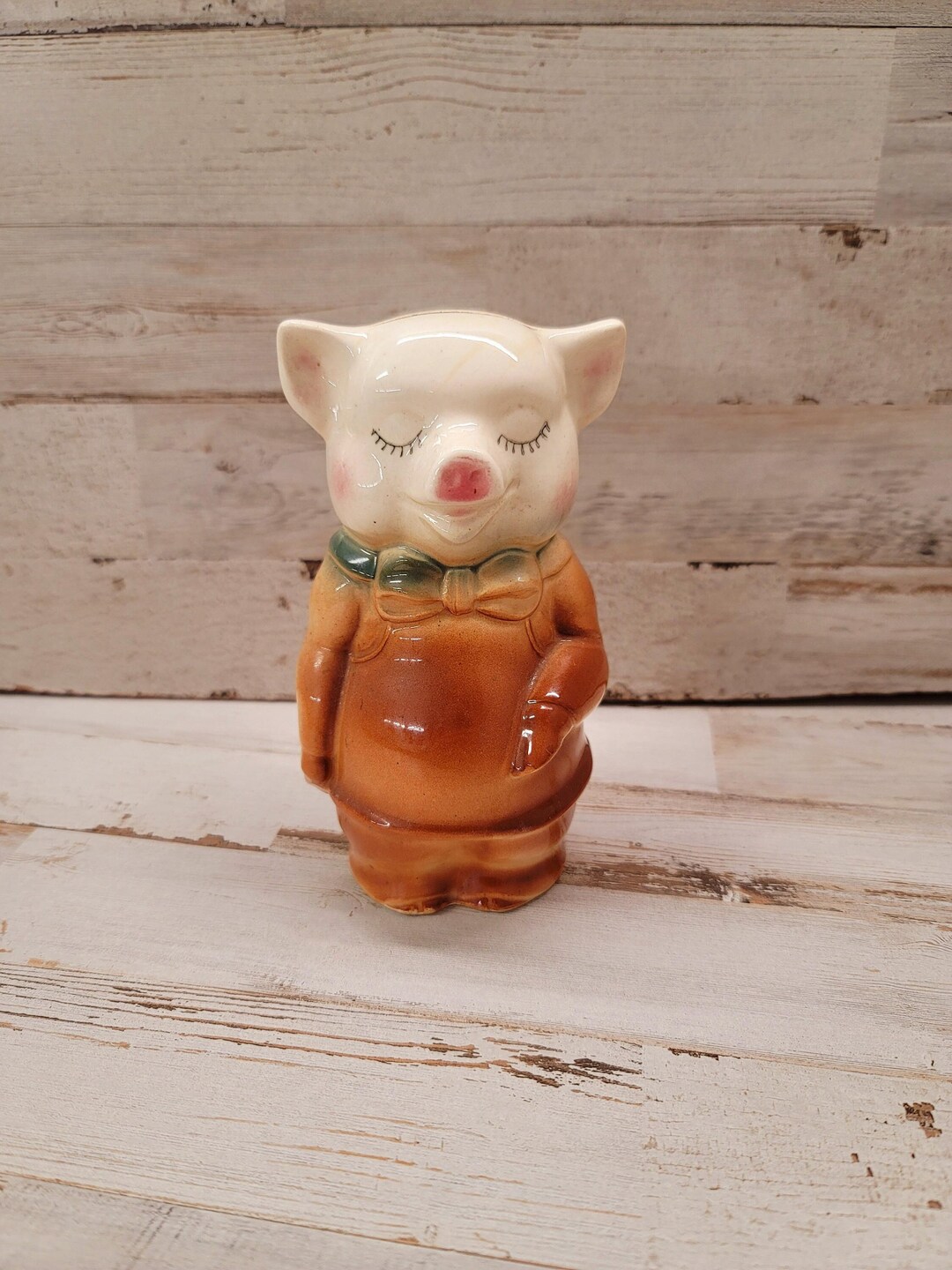 Royal Copley 1940's ROYAL COPLEY Piggy Bank /baby Bank/child Bank/baby ...