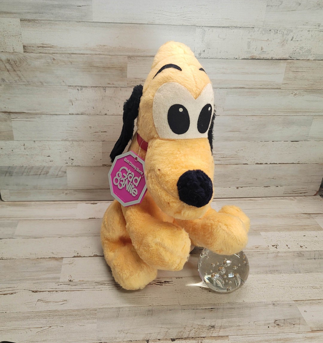 Vintage Disneyland Grad Night 1983 PLUTO Plush Stuffed Animal Florida Stuffed Toy C3 - Etsy