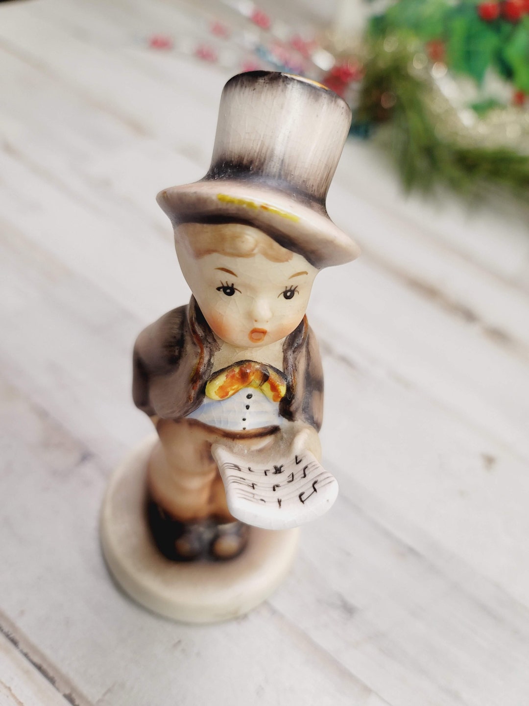 Napco Vintage 1956 Napco Ceramic Little Crooner Figurine SH1A - Etsy