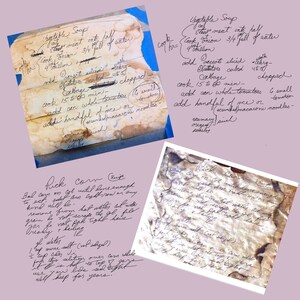 Handwriting Conversion SVG, Ready to Engrave, Old Recipe Restoration ...