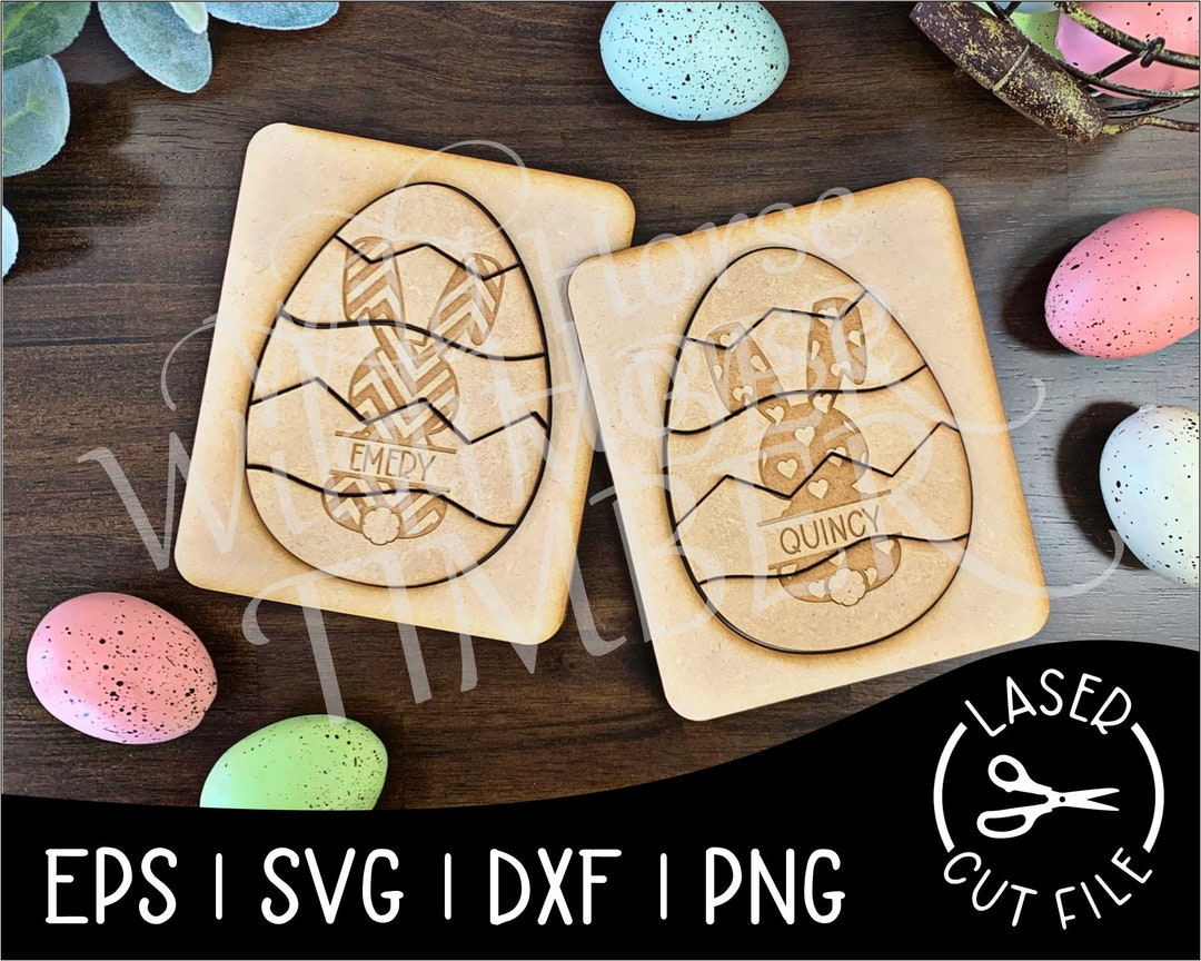 Easter Puzzles for Kids Personalized Egg Puzzle Easter Egg Hunt Laser ...