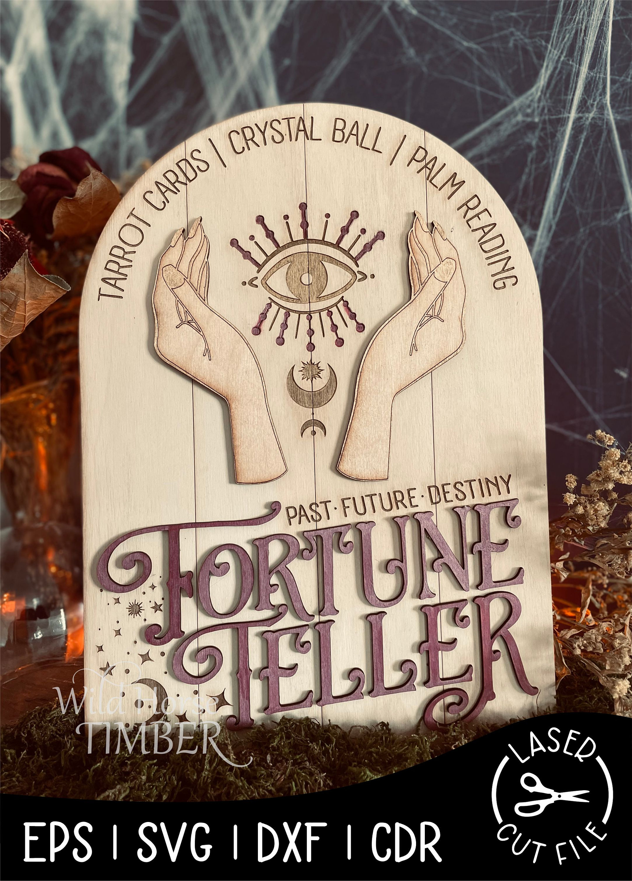 Old Fortune Teller Sign Tarrot Palm Reading Crystal Ball - Etsy Canada