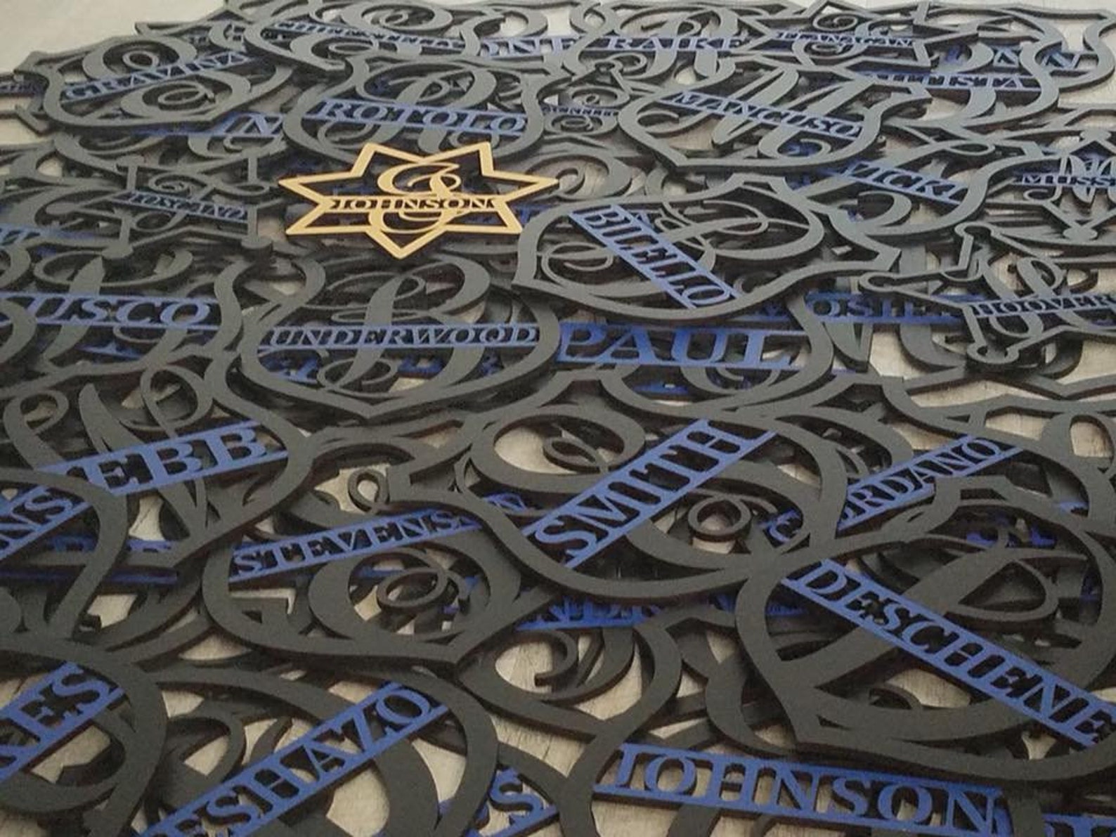 Police Sheriff Deputy Badge Cutout Laser SVG Cut File for - Etsy