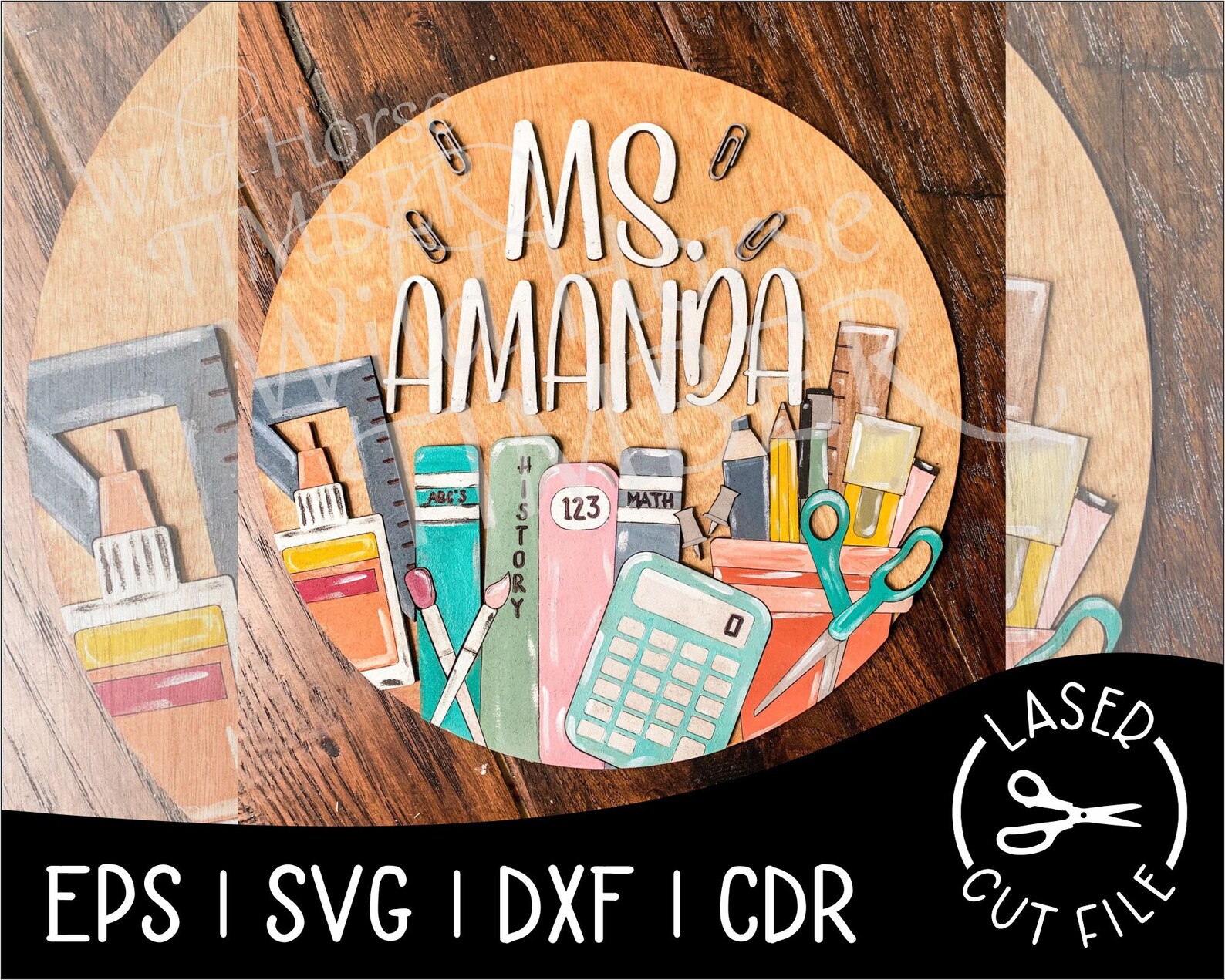 Teacher Appreciation Door Hanger School Signs Classroom Round - Etsy