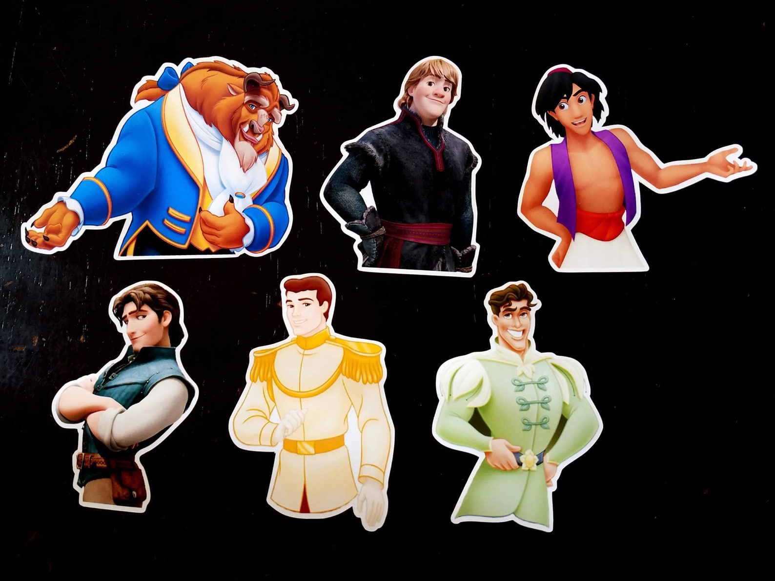 DISNEY PRINCE Cupcake Toppers PRINCE Cupcake Topper Disney | Etsy