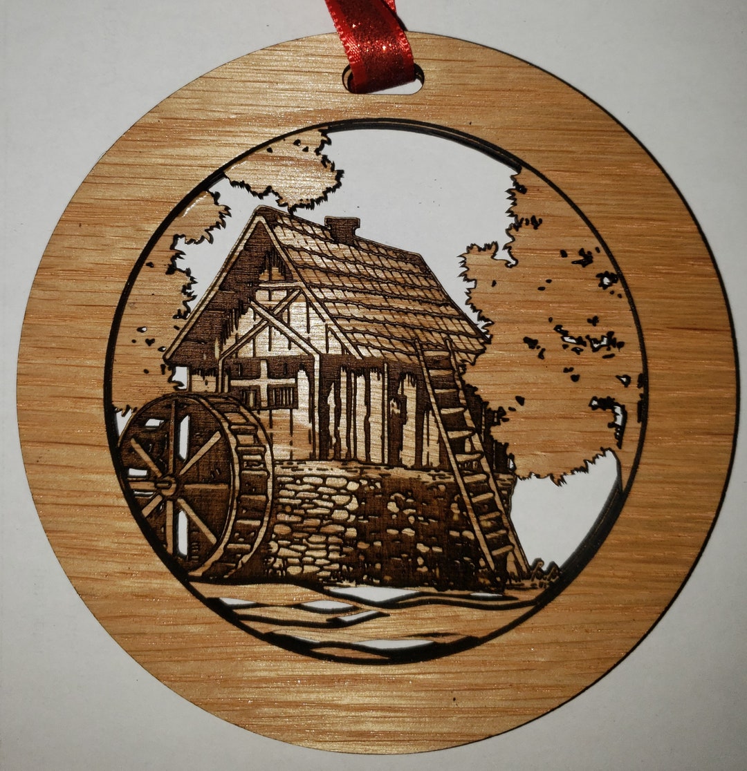 SVG File 3 Layer Waterwheel Christmas Ornament - Etsy