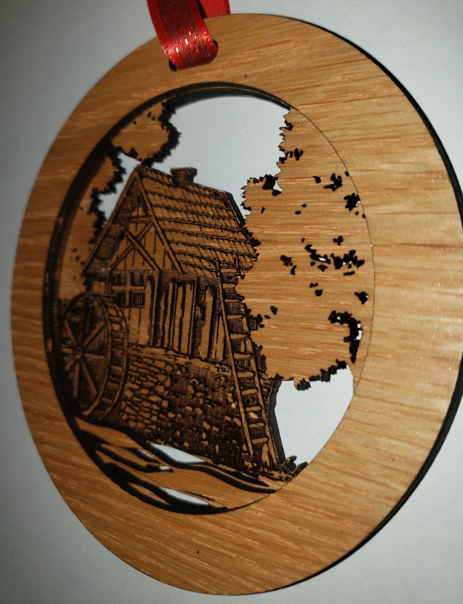 SVG File 3 Layer Waterwheel Christmas Ornament - Etsy