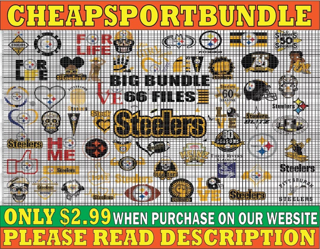 Pittsburgh-steelers-svg Clipart Bundle Cutting File NFL - Etsy