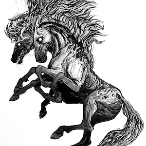 Sleipnir - 11”x14” Print - Etsy