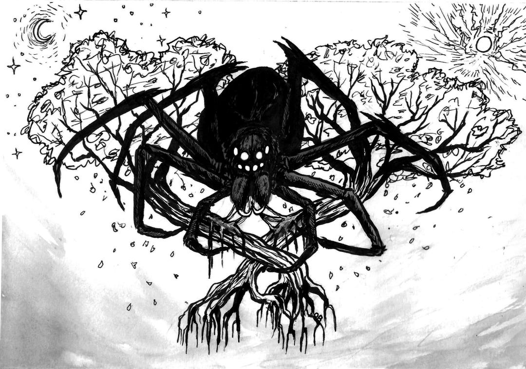 Ungoliant - 8”x10" Print - Etsy