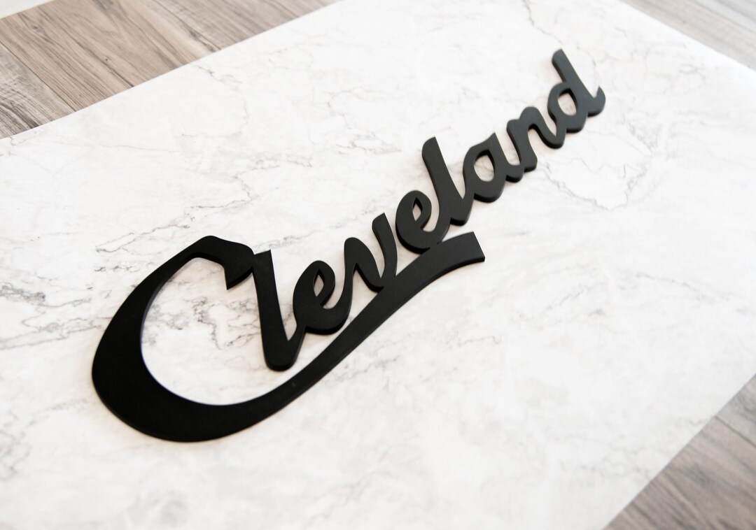 Script Cleveland Large - Etsy