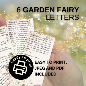 PRINTABLE Fairy Letters, From a Fairy, Fairyland, Fairies for Girls ...