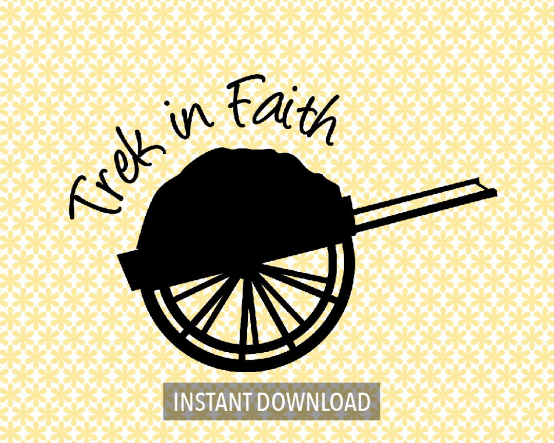 Trek in Faith Cut Files: Svg Dxf Png Silhouette Cricut - Etsy