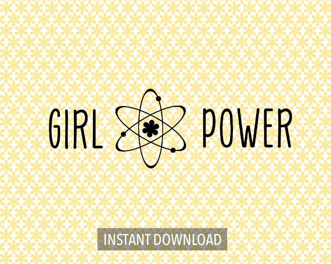 Girl Power Cut Files: Svg, Dxf, Png, Silhouette, Cricut, for Personal ...