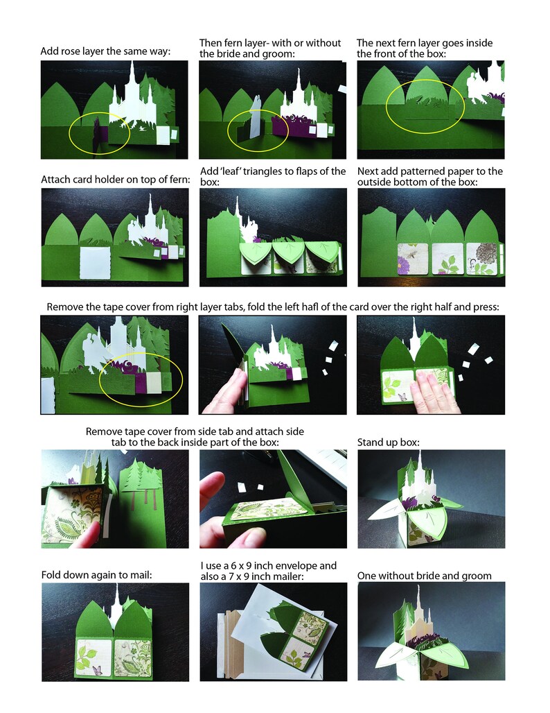 Portland Temple Pop up Box Card Download of Cut Files: Svg, Dxf, Png ...