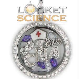 CNA Jewelry, Infinity Love CNA Floating Charm Locket - Etsy
