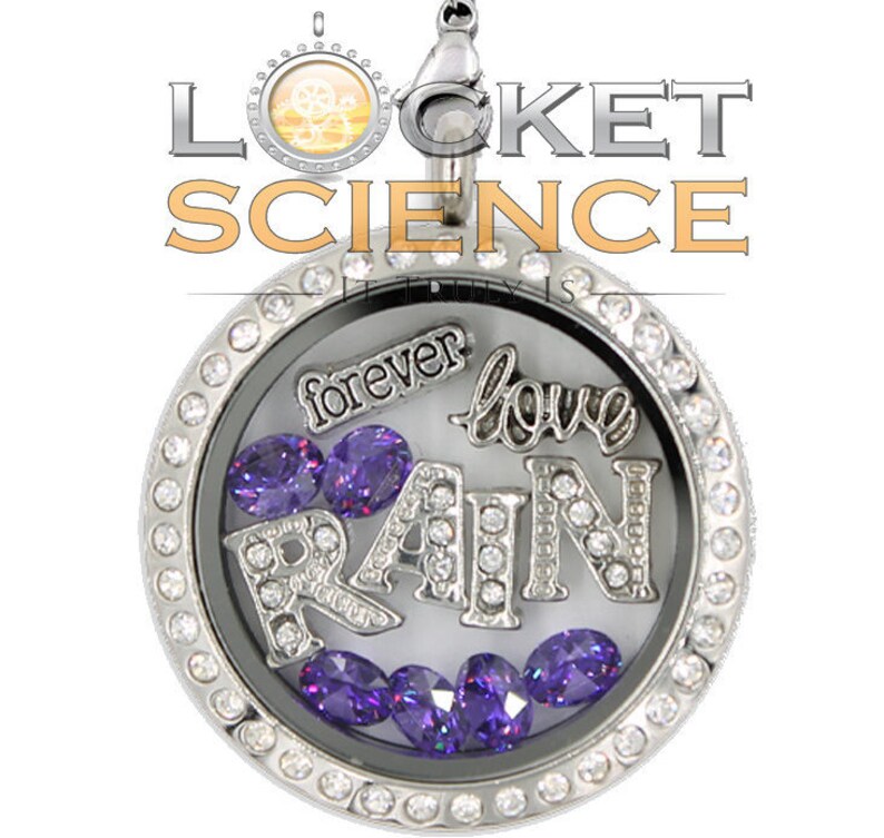 Purple Rain Themed Floating Charm Lockets - Etsy