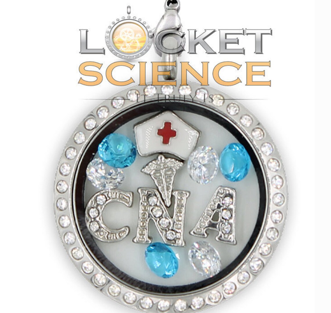 CNA Floating Charm Locket - Etsy