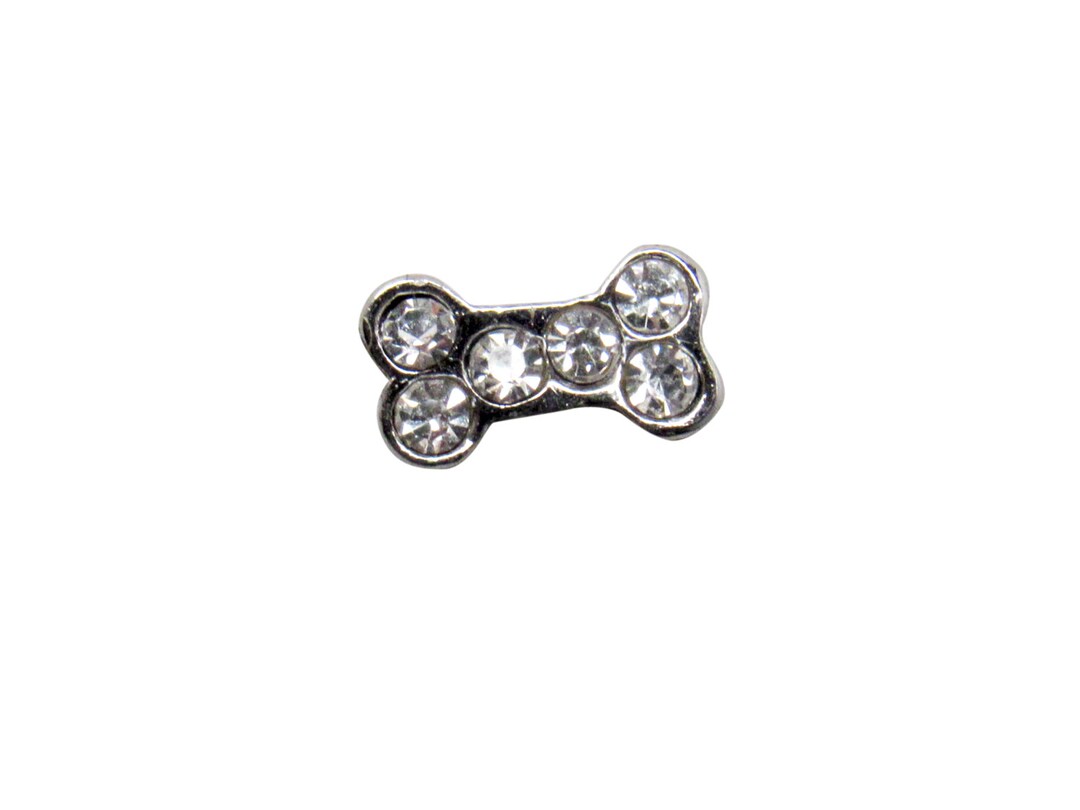 Dog Bone Charm for Floating Lockets, Bulk Wholesale Living Locket Charm ...