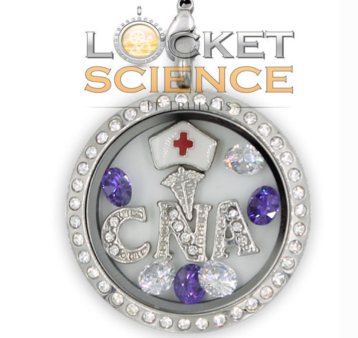CNA Floating Charm Locket - Etsy