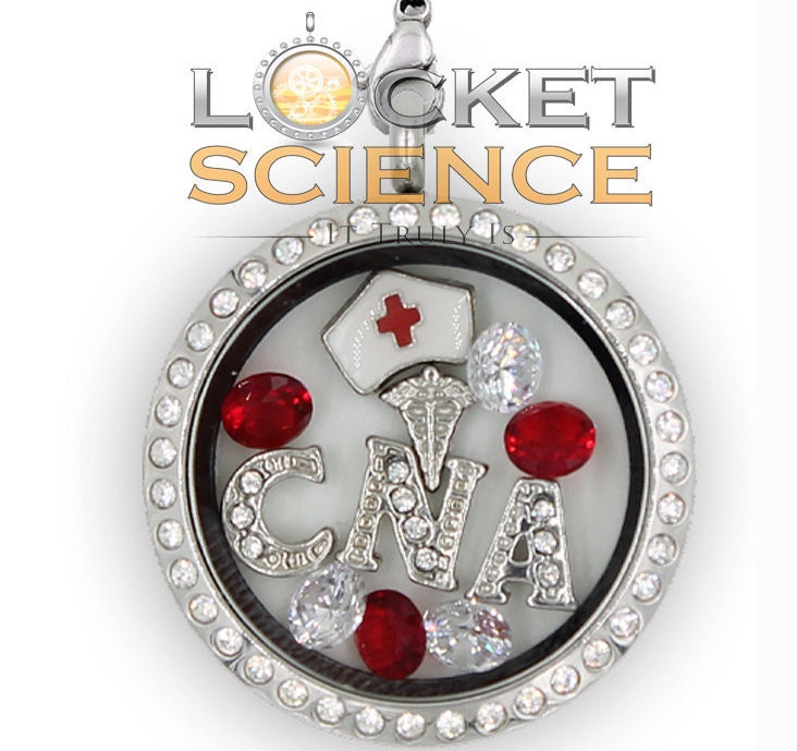 CNA Floating Charm Locket - Etsy