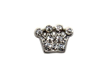 Crown Floating Charm - Etsy