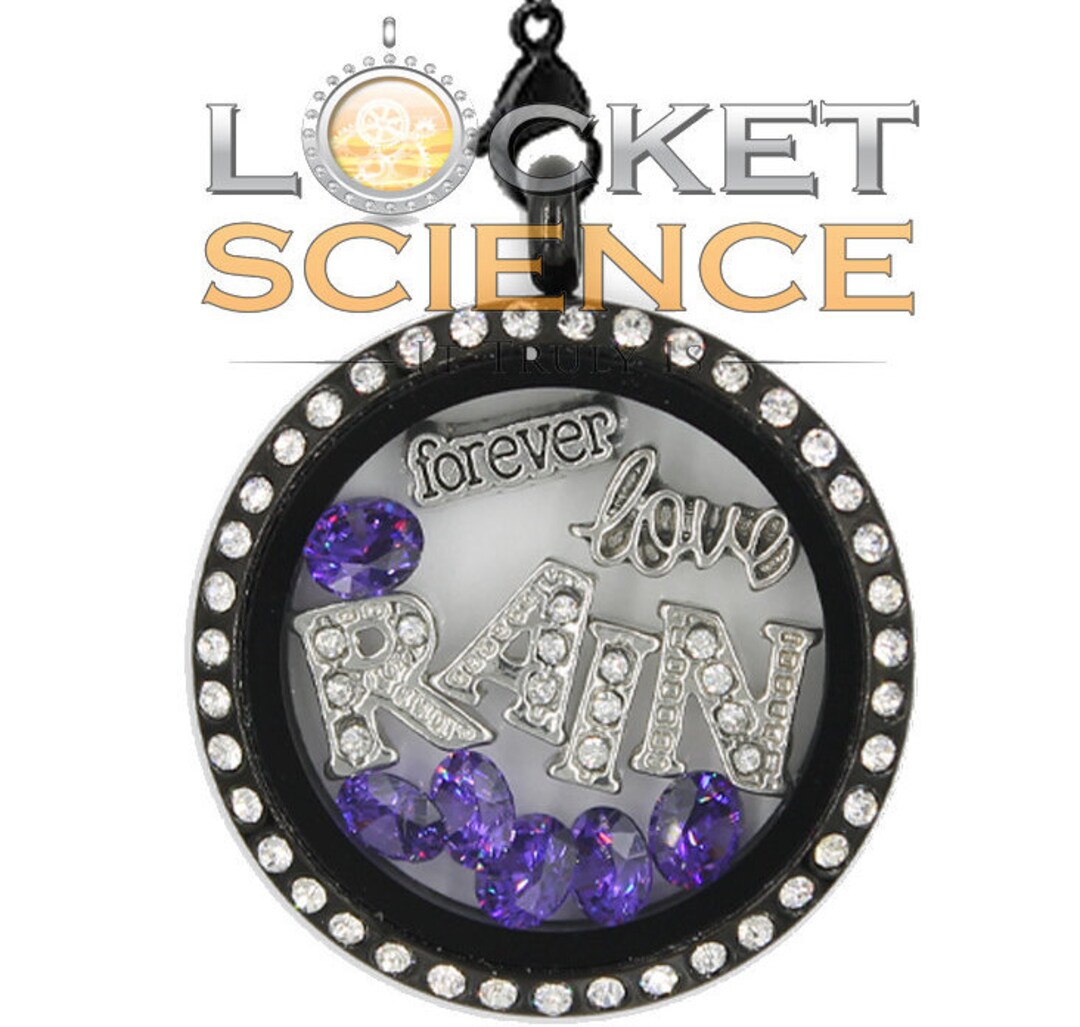 Purple Rain Themed Floating Charm Lockets - Etsy
