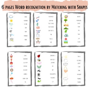 Printable | Word Recognition | Worksheets | Learn to Read ...