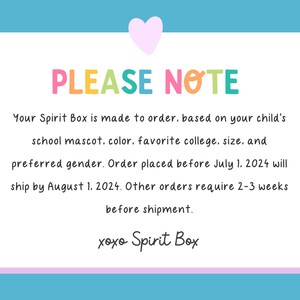 The Spirit Box - School Dress-up Days School Supplies Box for ...