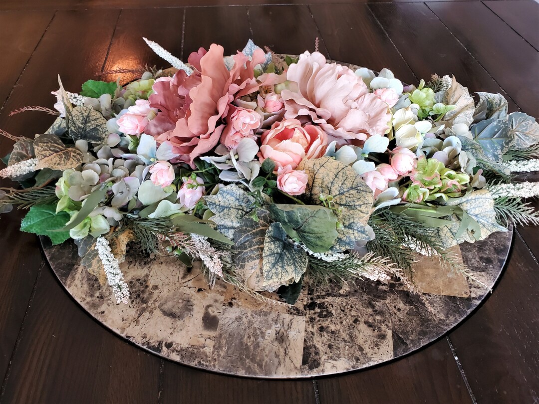 Tuscan Table Centerpiece-table Top Tuscan Arrangement-cottage Tuscan ...