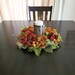 Luxury Tuscan Floral Table Centerpiece-designer Everyday Flower Candle Ring-elegant Candle ...