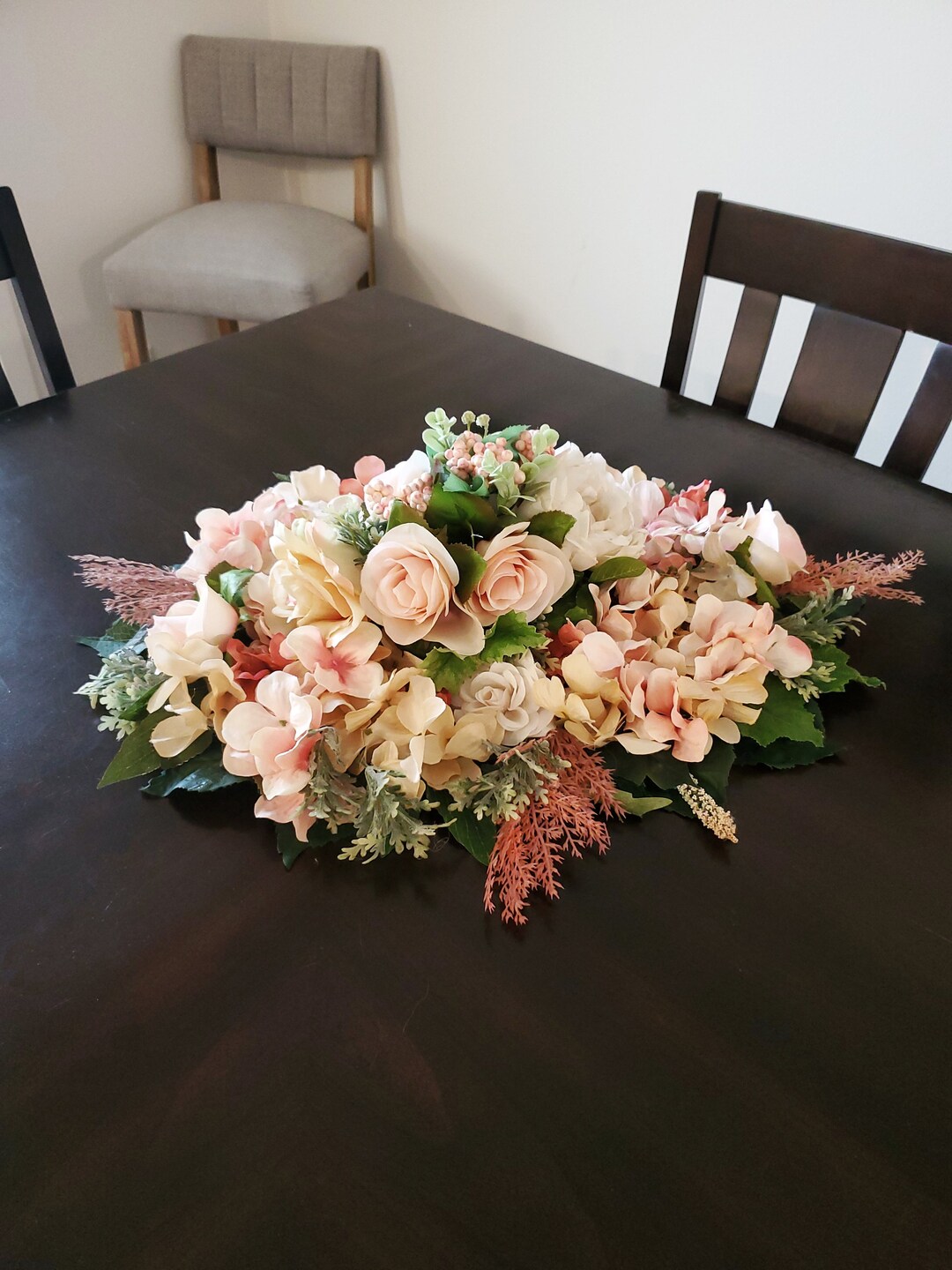 Luxury Floral French Country Table Centerpiece-spring Summer Cottage ...