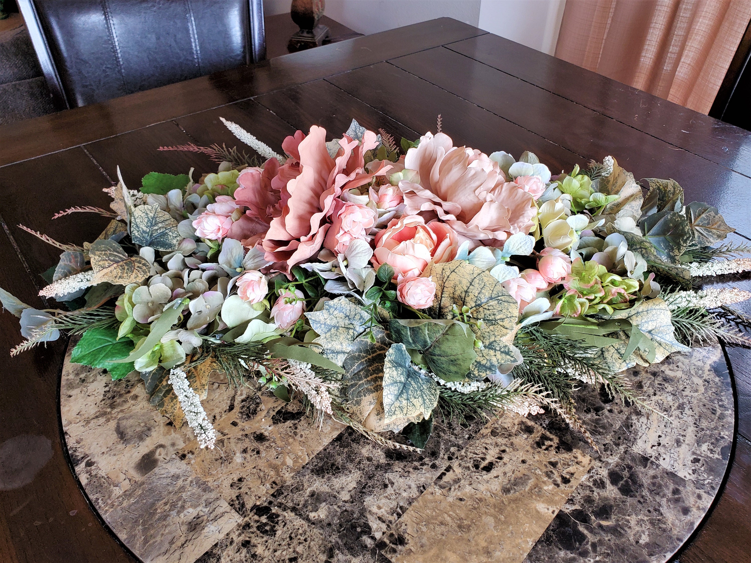 Tuscan Table Centerpiece-table Top Tuscan Arrangement-cottage - Etsy