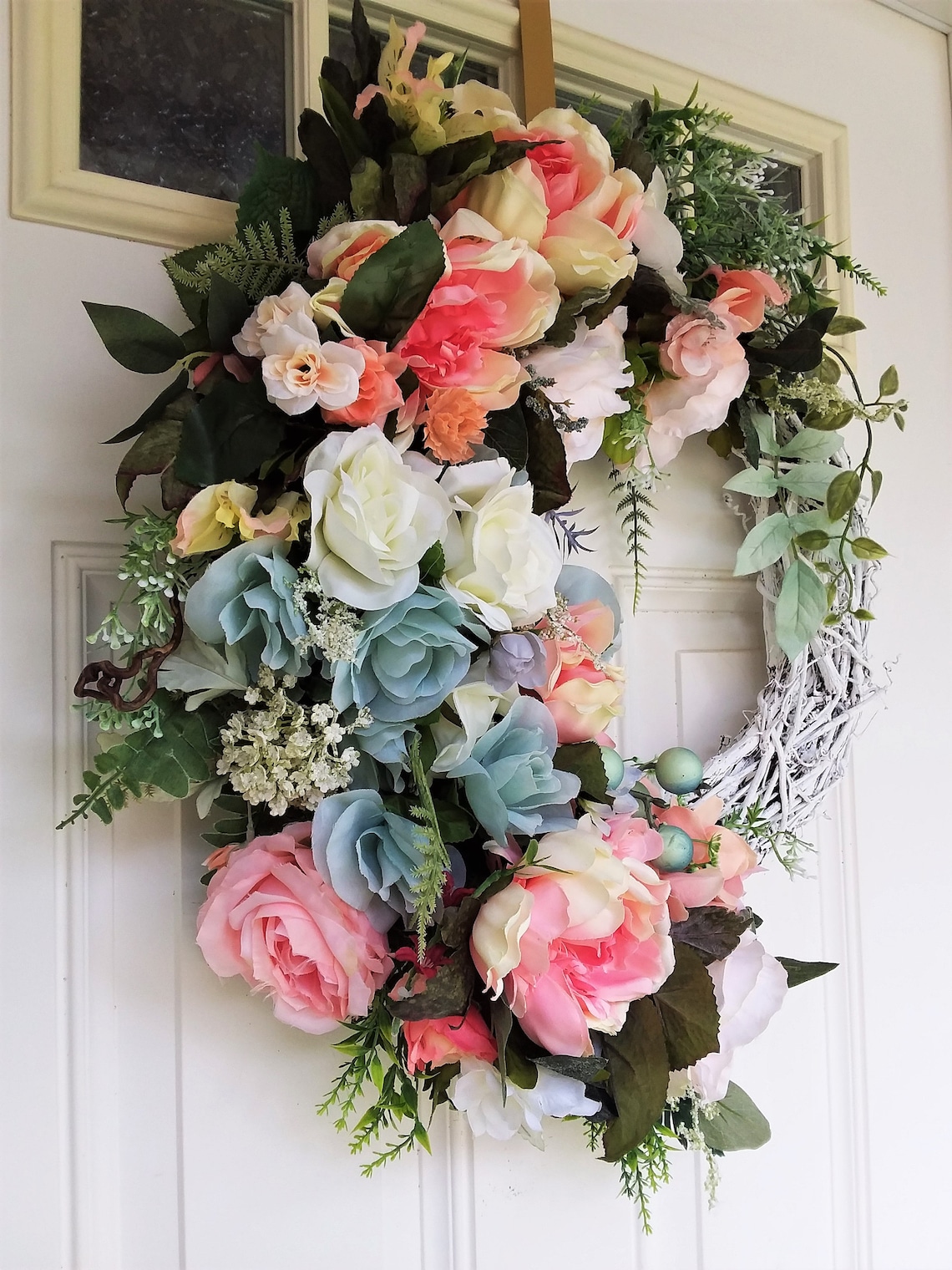 Farmhouse Door Wreath-The FRENCH COUNTRY Wreath-Front Door | Etsy