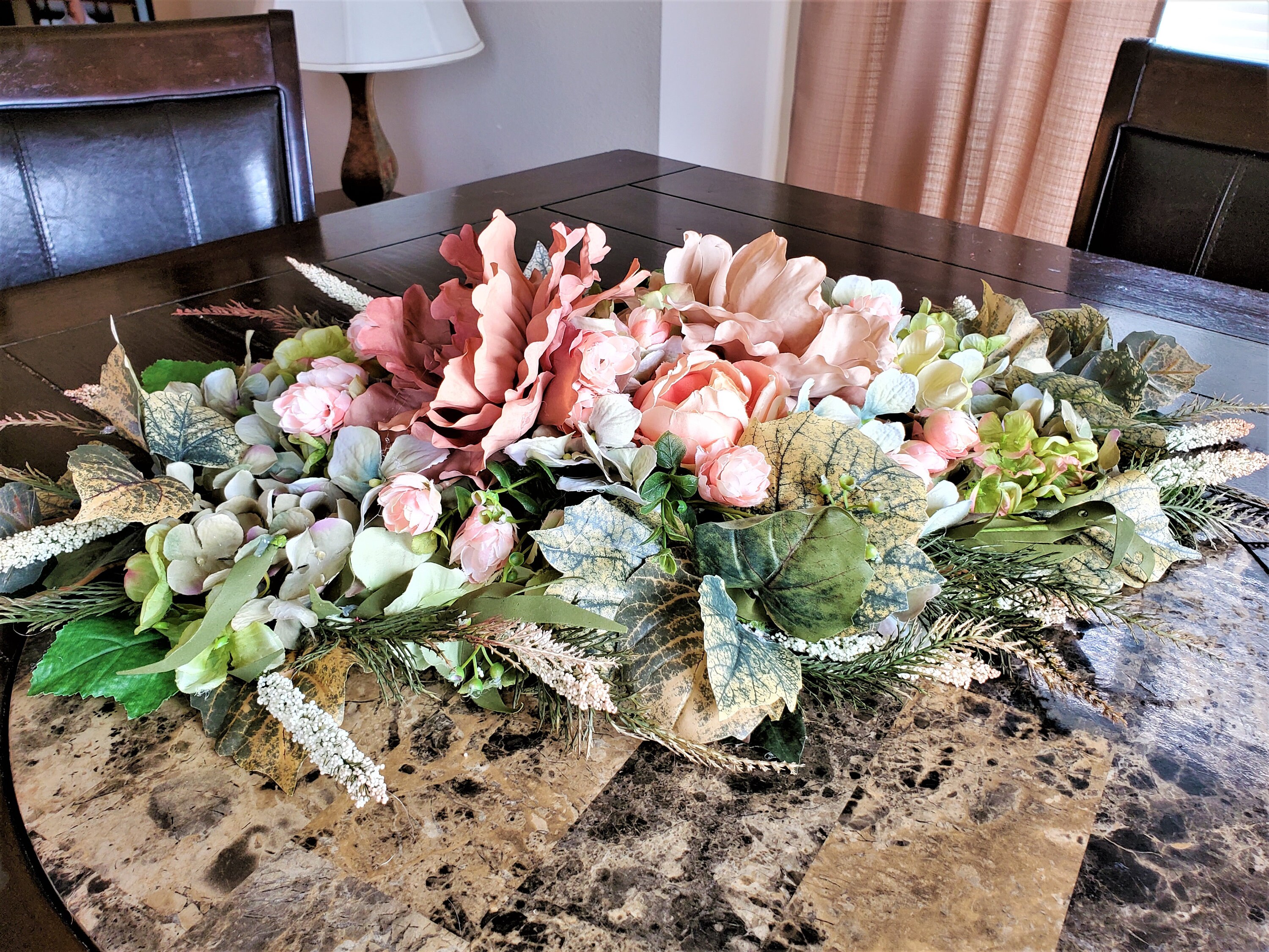 Tuscan Table Centerpiece-table Top Tuscan Arrangement-cottage - Etsy