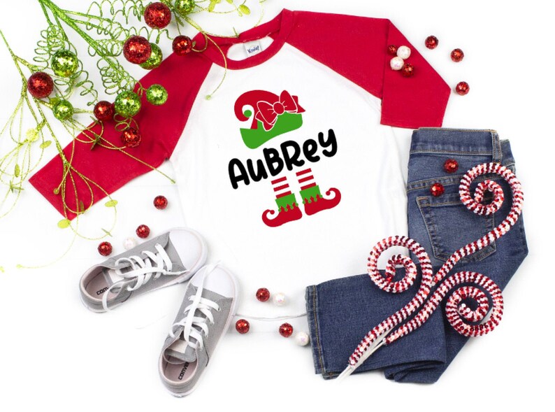 Christmas Girls Shirt Girls Christmas Shirt Personalized | Etsy