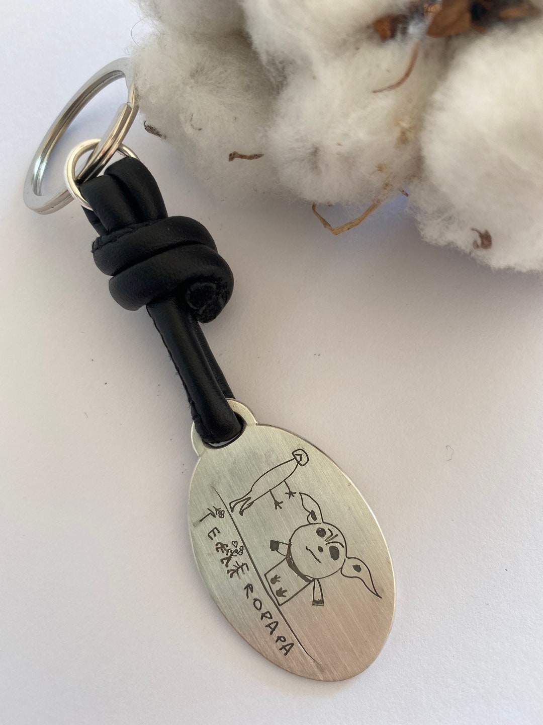 Personalized Keychains With Your Own Drawings - Etsy