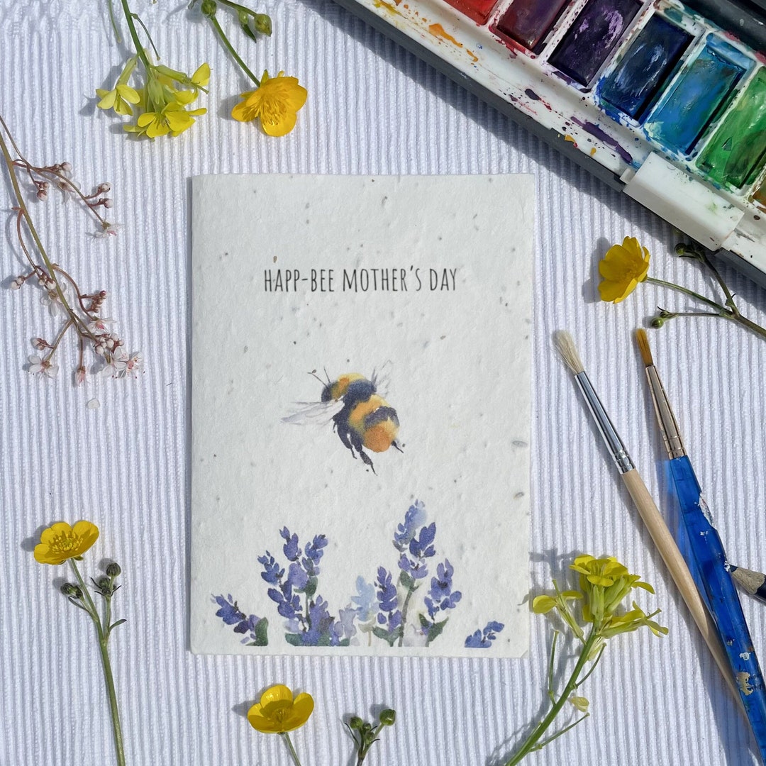 Plantable Mother's Day Card Gardening Card Vegan Card Card for Gardener ...